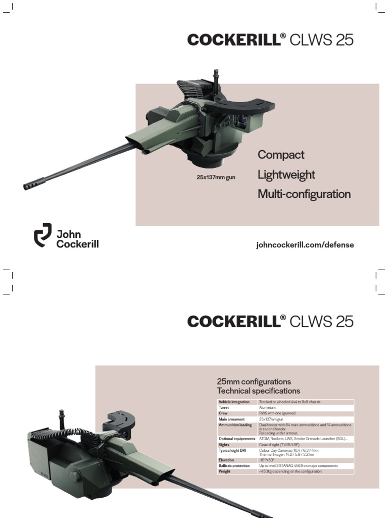 23620.jc Defense Clws 25 Specsheets en Print 1 | PDF
