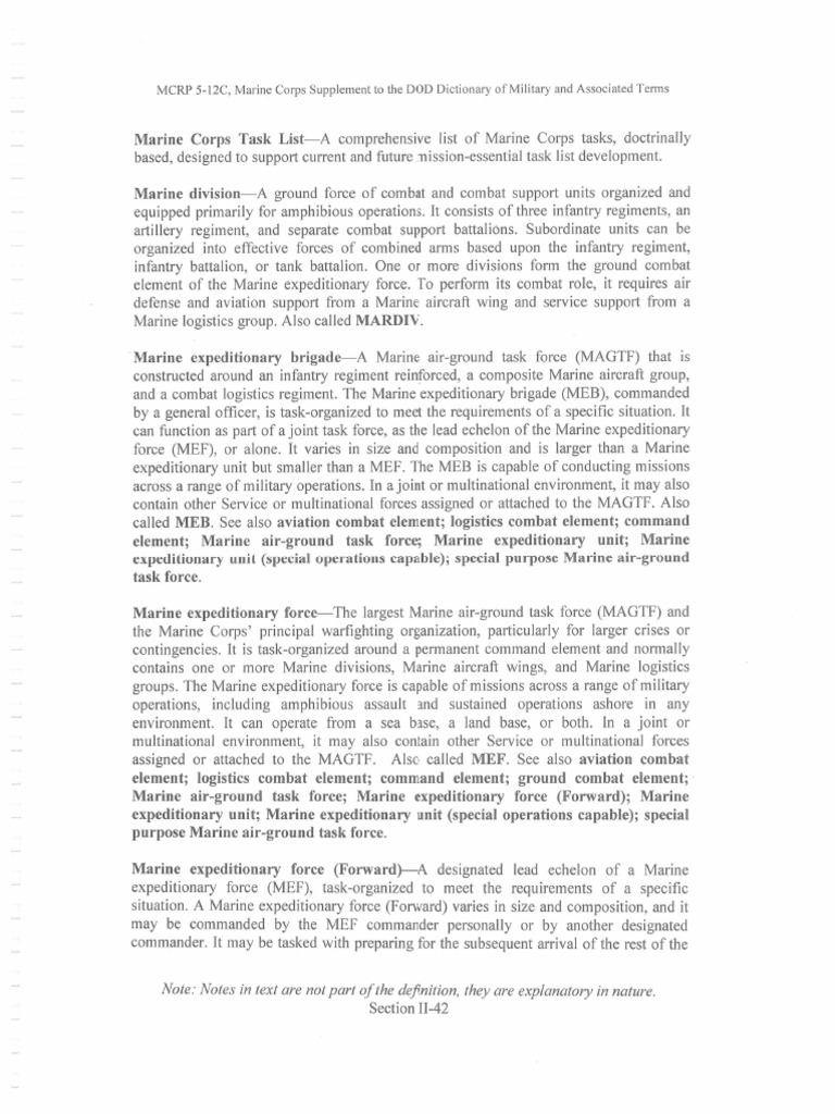 ANEXO C Diccionario Militar USMC para Las Comunicaciones Terrestres 4-4 ...