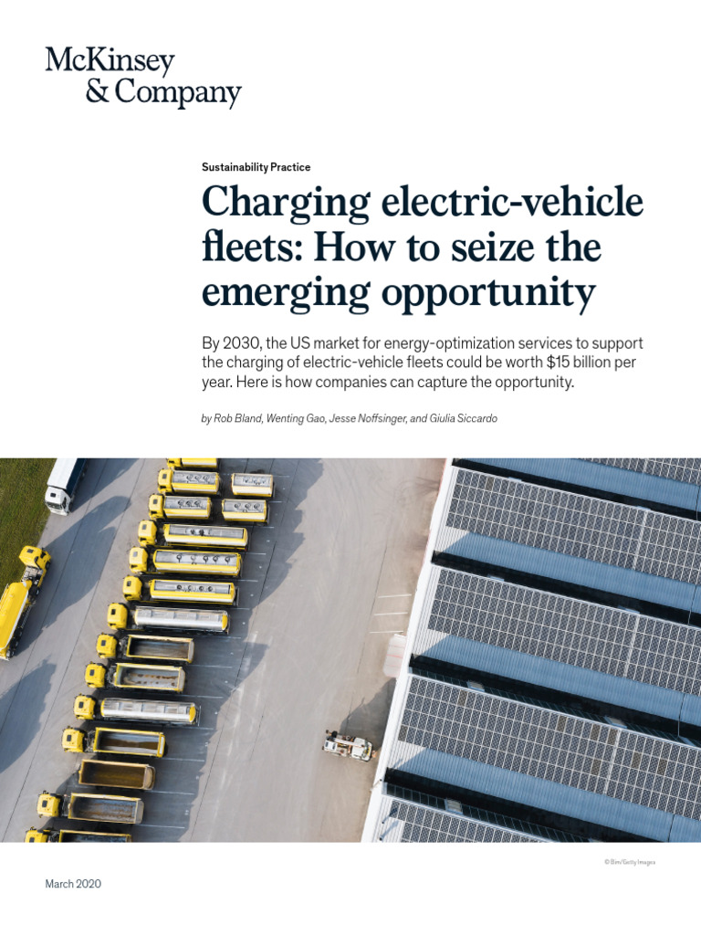 Charging Electric Vehicle Fleets How To Seize The Emerging Opportunity