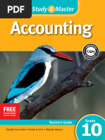 Grade 11 Accounting Study Guide | PDF | Debits And Credits | Partnership
