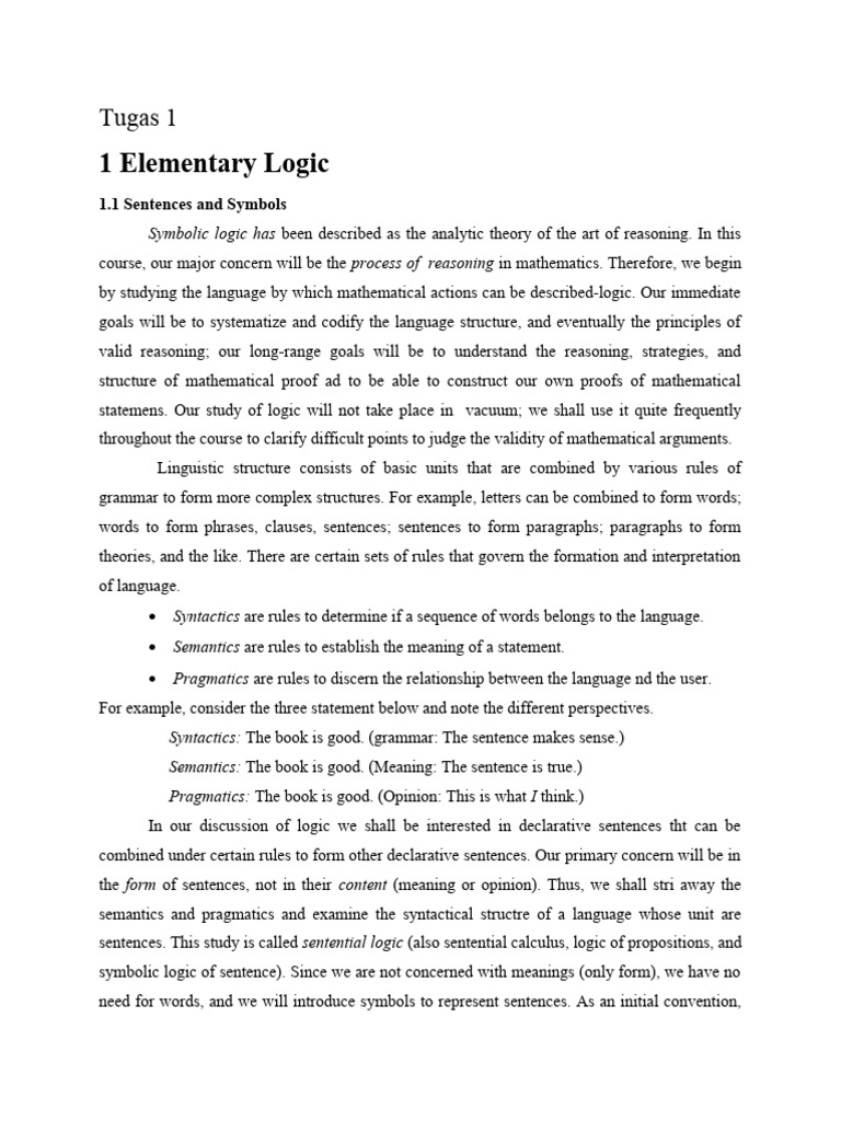 Math English | Download Free PDF | Logic | Interpretation (Logic)
