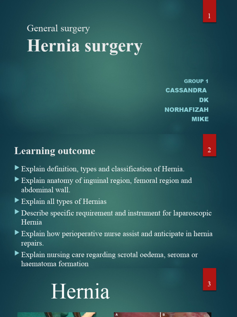 Hernia | PDF | Medical Specialties | Clinical Medicine
