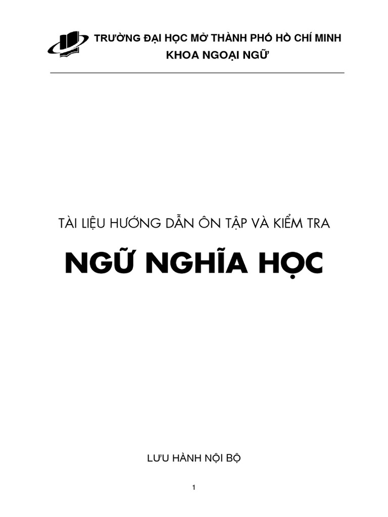 H30.1.R-Ngữ Nghĩa Học | PDF