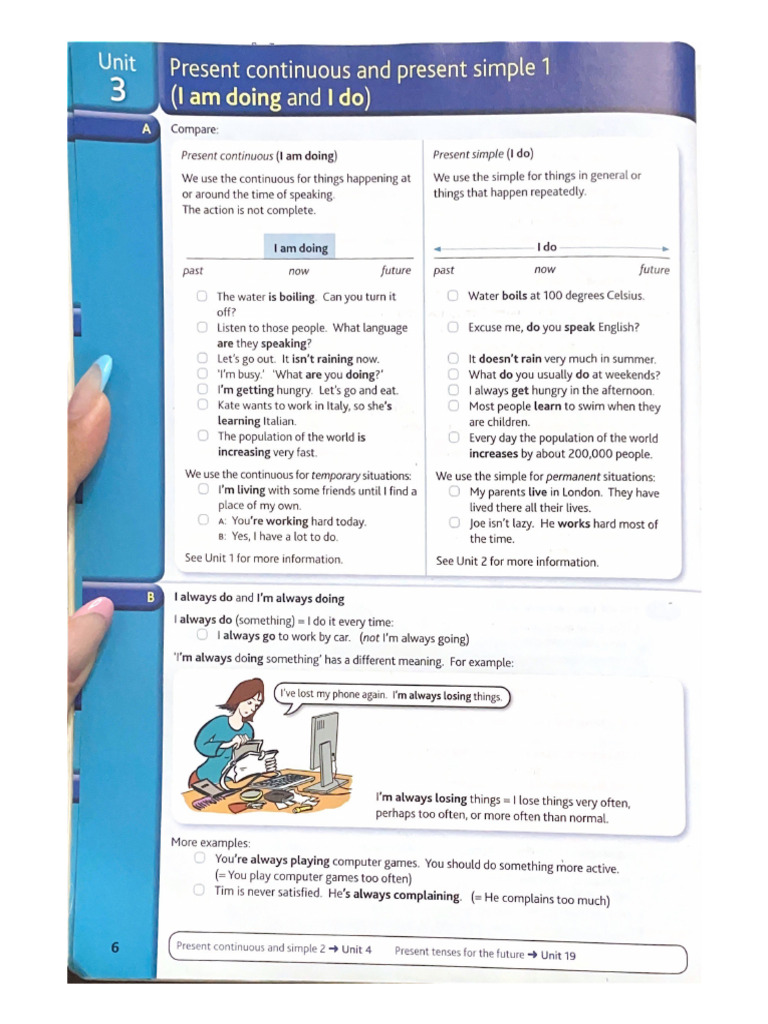 Unit 3 - Present Continuous | PDF