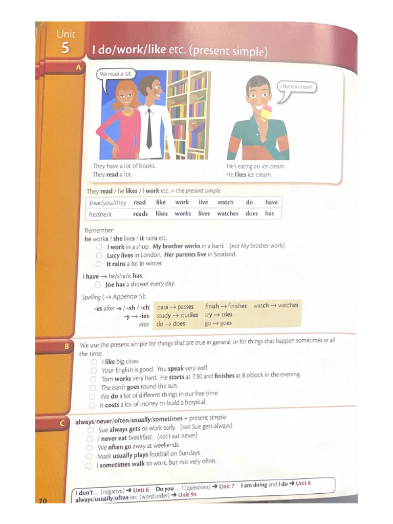 Simple Present - Elementary | PDF