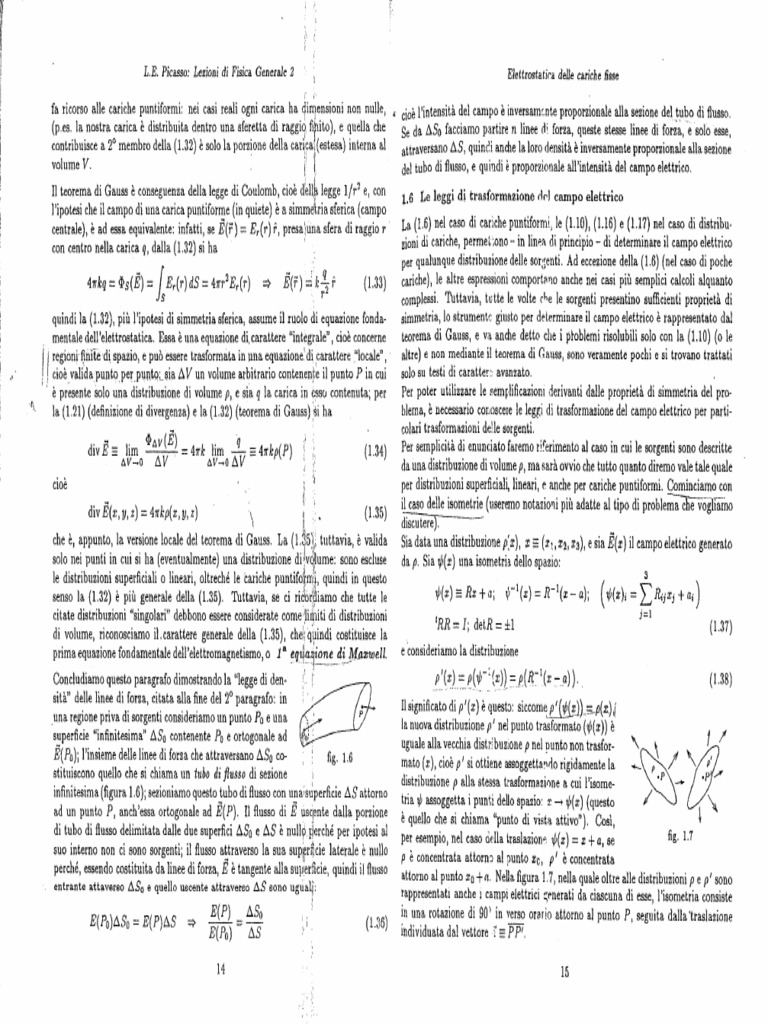 Campo Elettrico Simmetrie | PDF