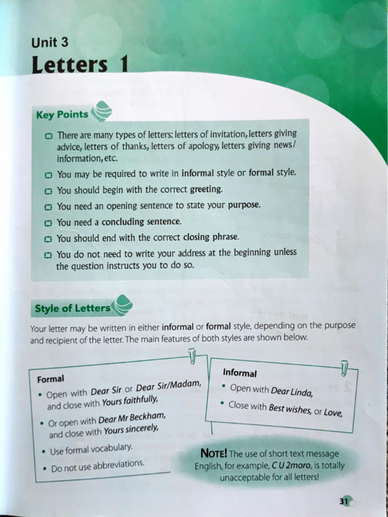 Types of Letters | PDF