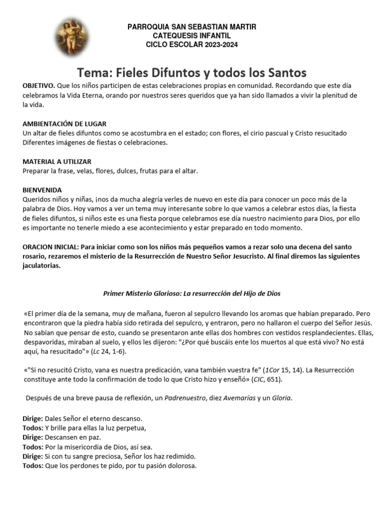 Tema de Altares 2023 | PDF