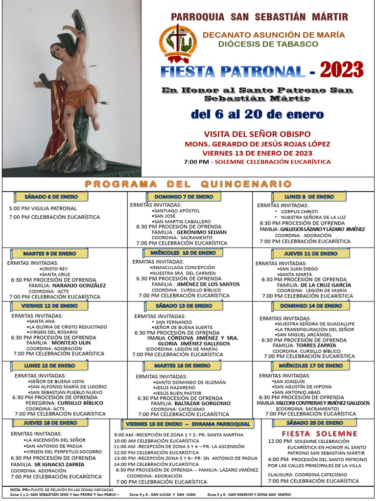 Tabloide Fiesta Patronal-2024 | PDF