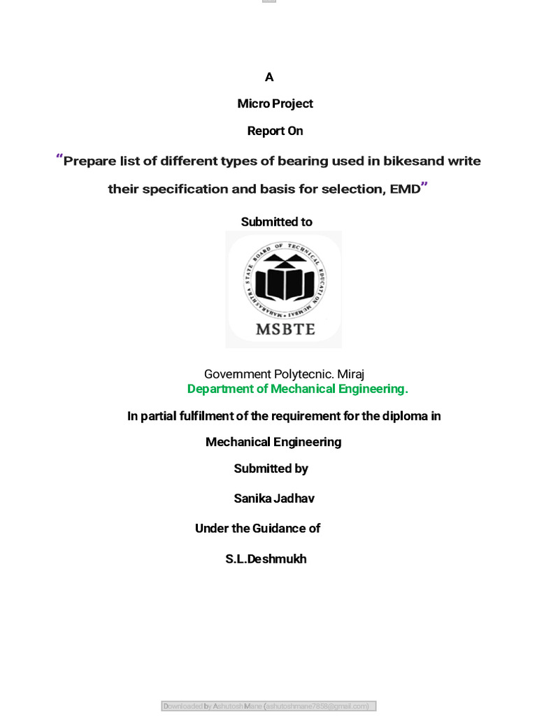 Emd Micro Project | PDF | Computing