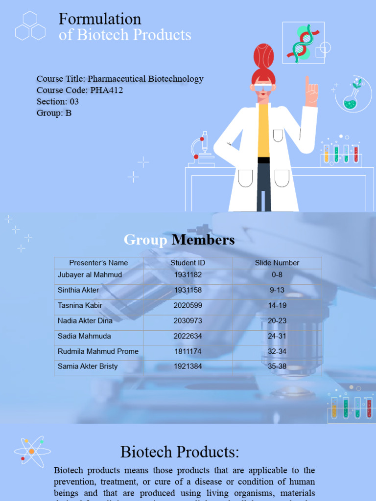 Formulation of Biotech Products | PDF | Antibody | Monoclonal Antibody