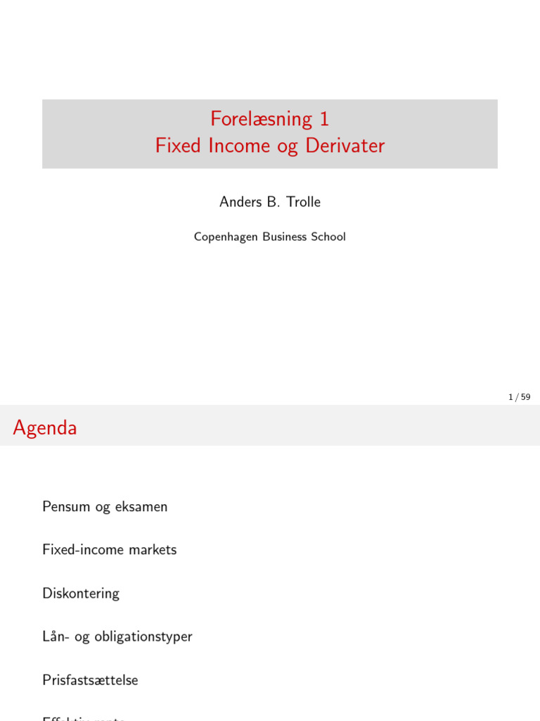 CBS Fixed Income | PDF