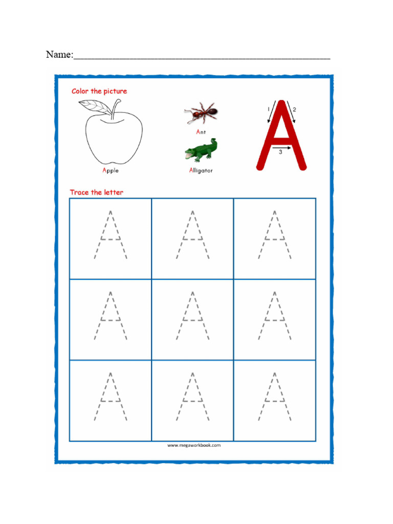 Letter A To C | Download Free PDF | Writing