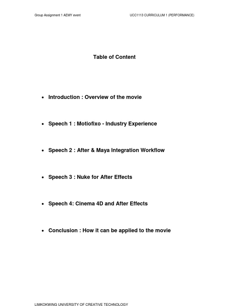 Introduction: Overview of The Movie | PDF | Brand | Communication