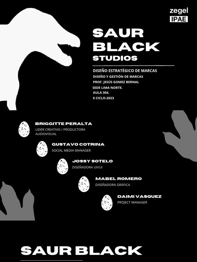SAUR BLACK STUDIOS | PDF | Diseño de comunicacion | Diseño