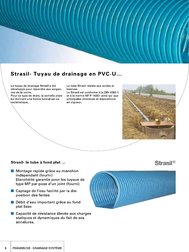 Fiche technique Drain Dia200 | PDF