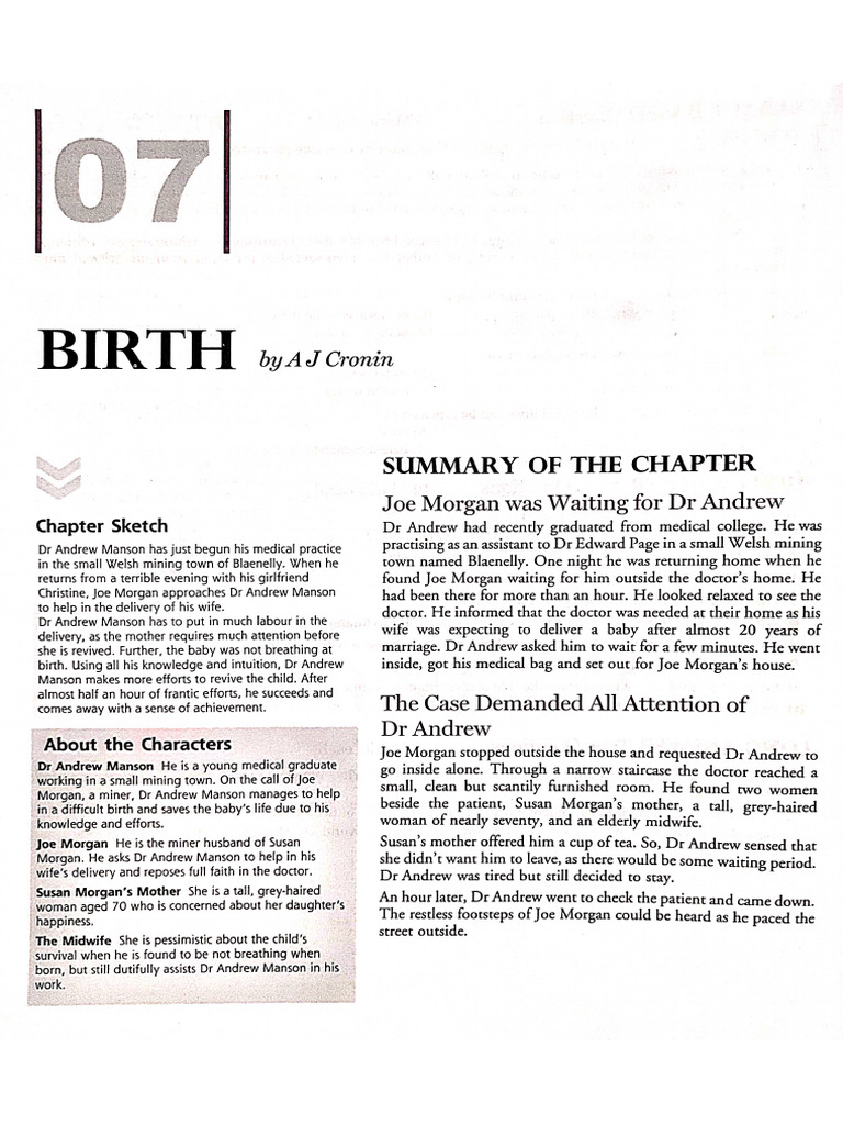 Birth (Notes) | PDF