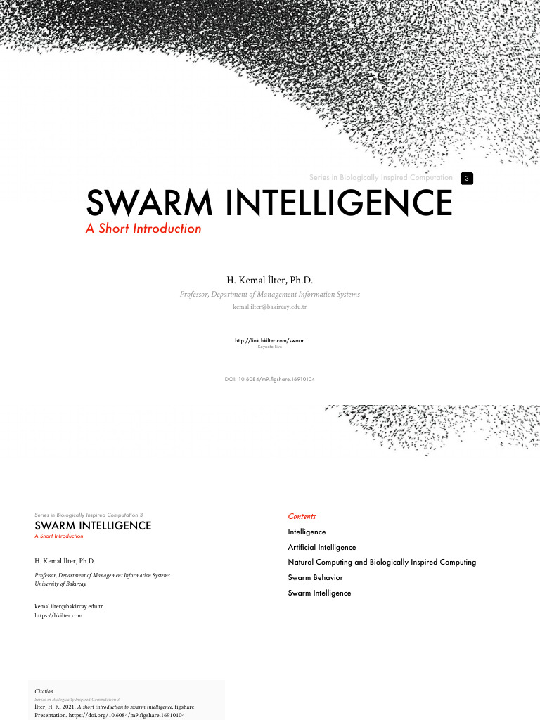 Swarm Intelligence Pdf Artificial Intelligence Intelligence Ai