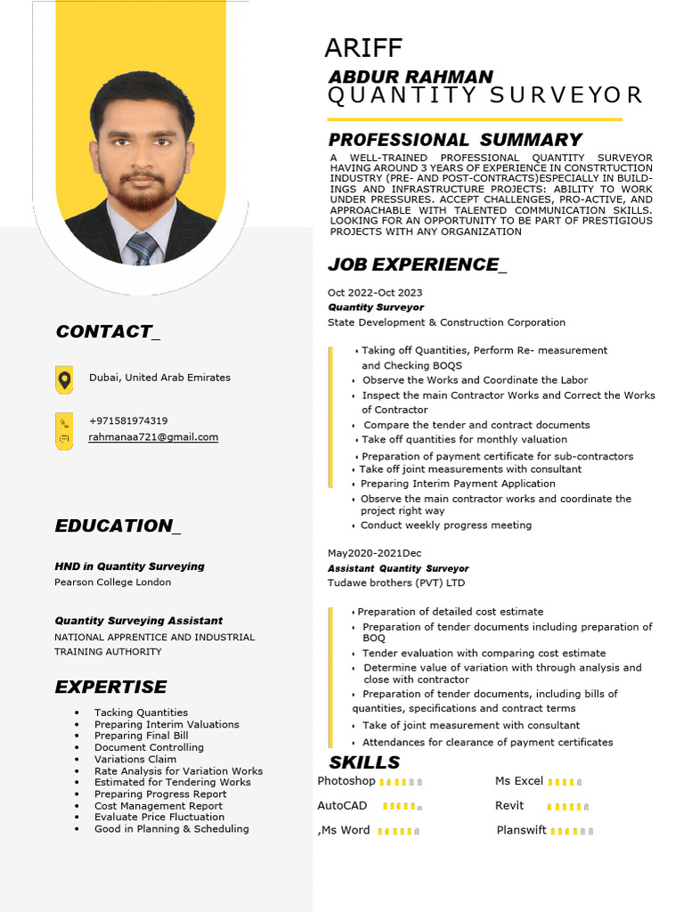Abdurrahman CV | PDF