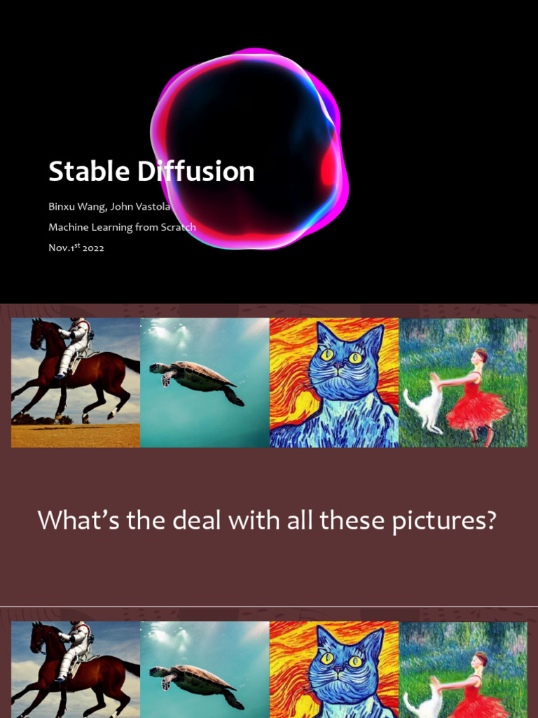 Stable Diffusion A Tutorial | PDF | Cognitive Science | Machine Learning