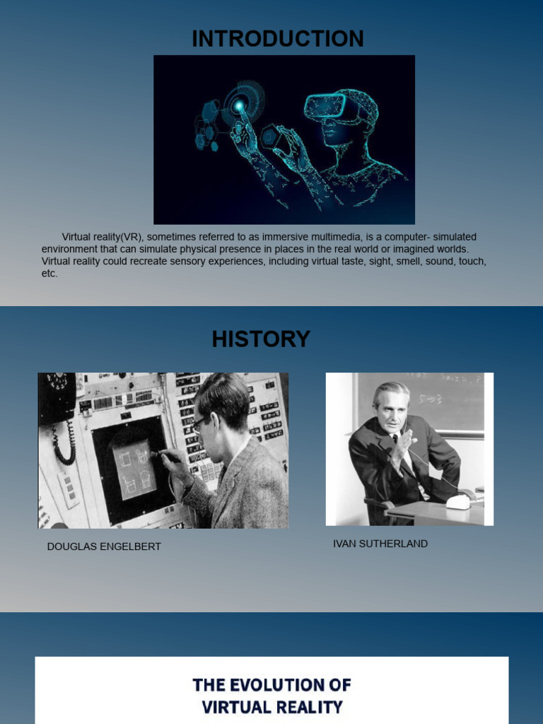 Virtual Reality Presentation | PDF | Virtual Reality | Simulation