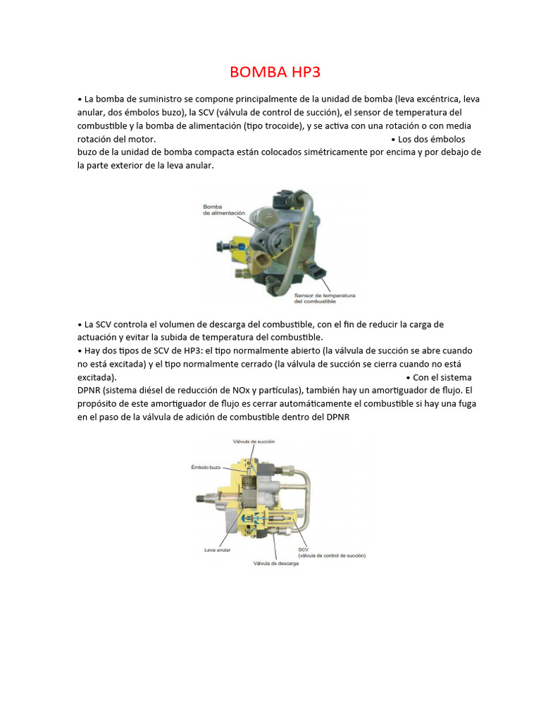 Bomba HP3 | PDF