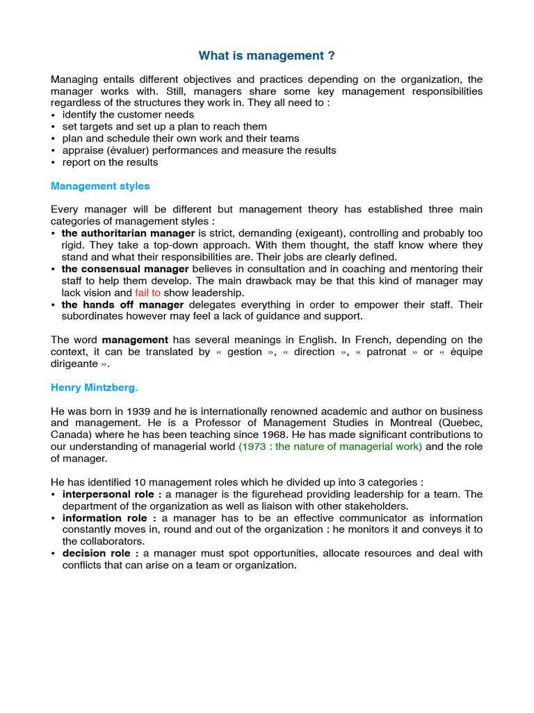 What Is Management ? | PDF | Retail | Climate Change
