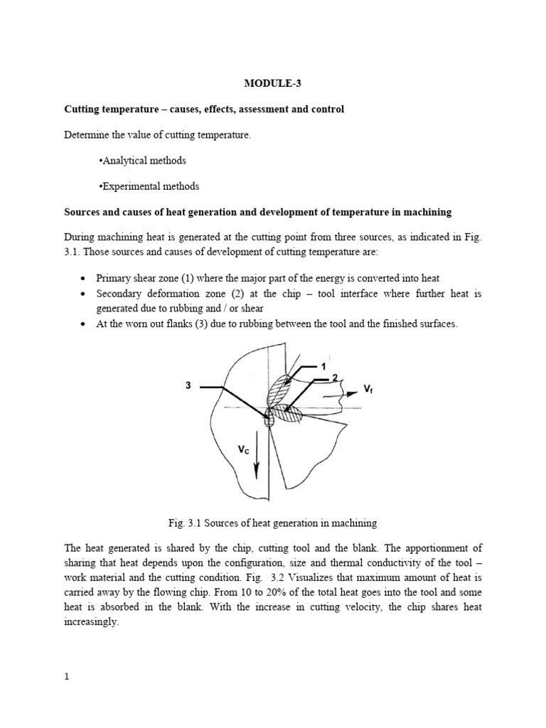 Cutting Temperature Causes Effects Estimation Assessment And Control Pdf Thermocouple