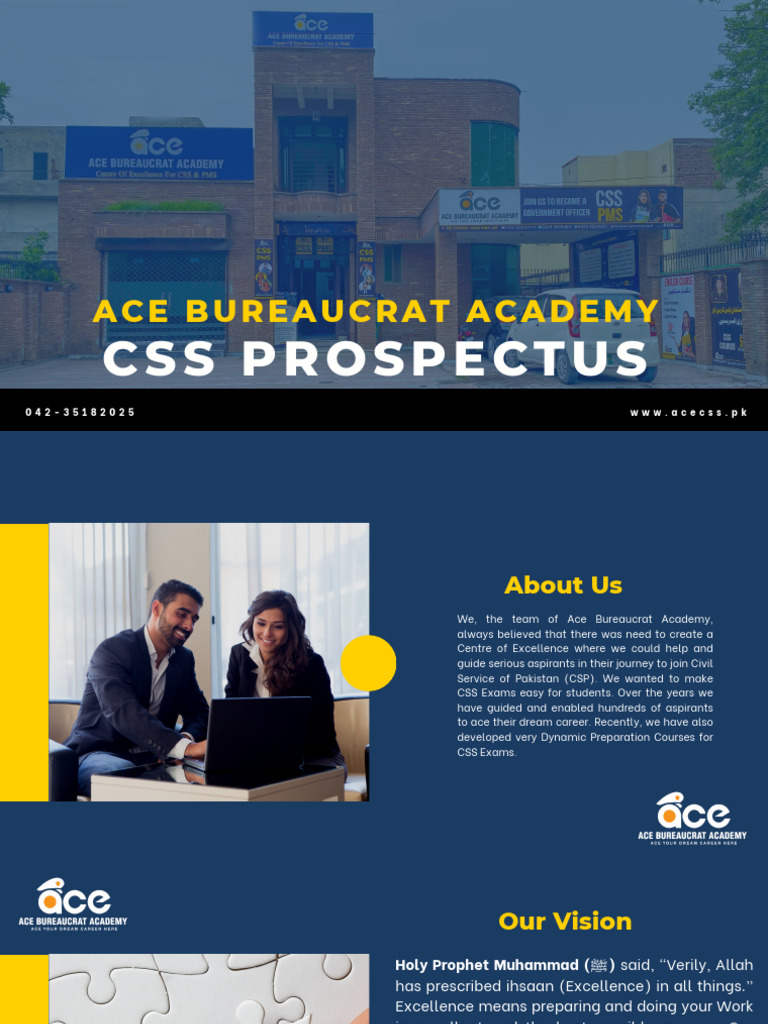 Ace Css Prospectus Pdf