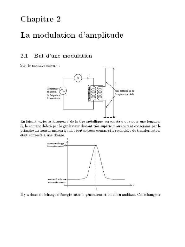 Chapitre 2 Modulation AM - 2 | PDF