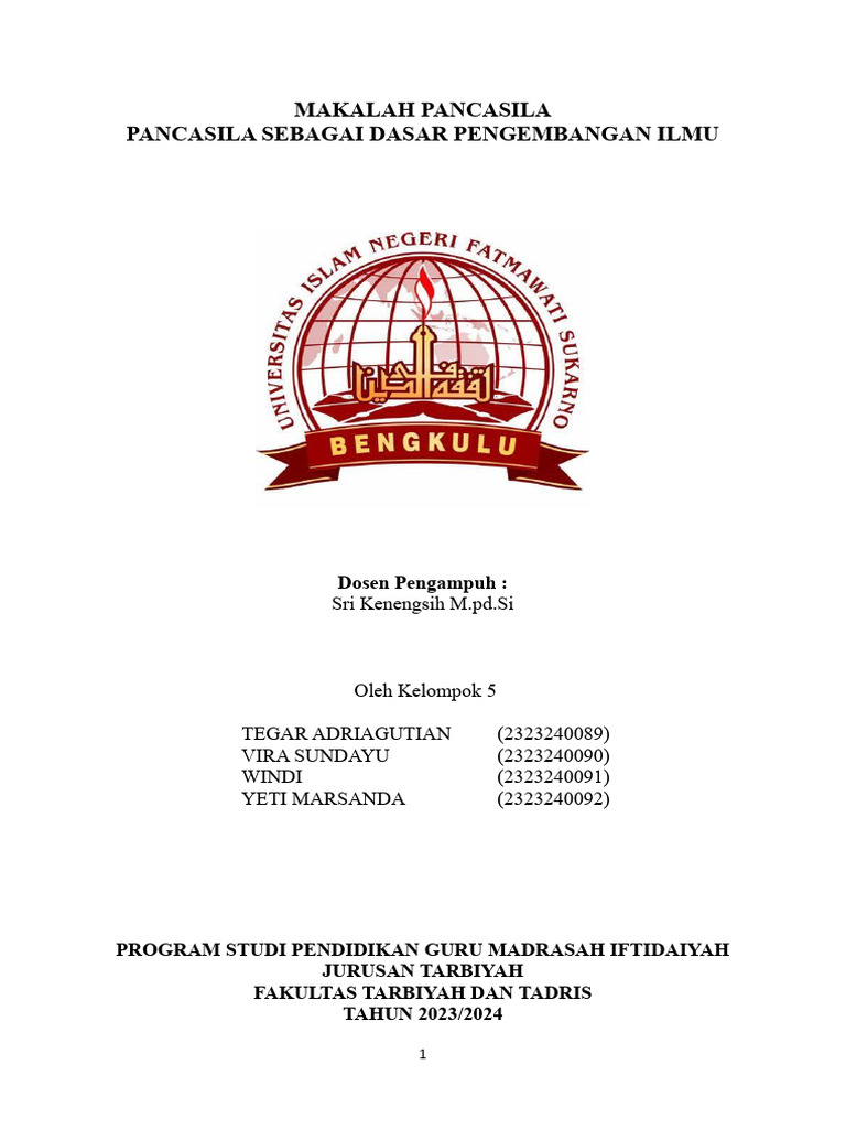 Makalah Pancasila KLMPK 5 | PDF
