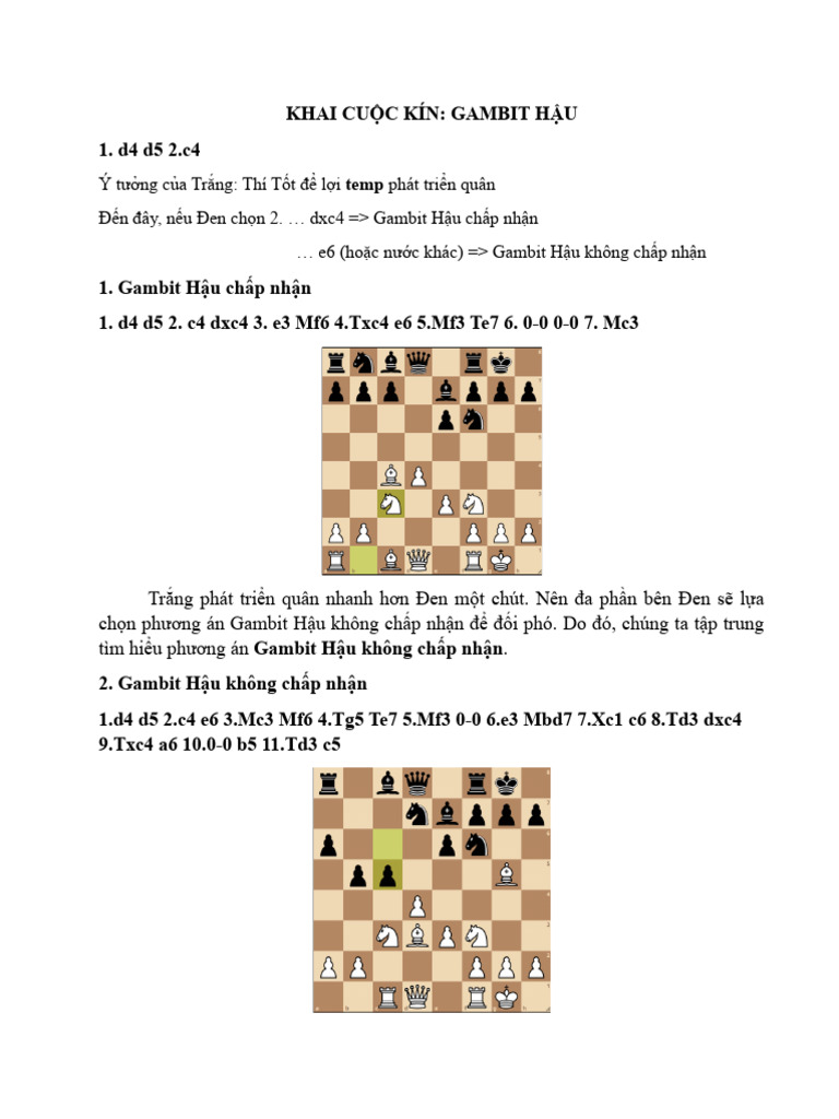 Gambit Hậu | PDF