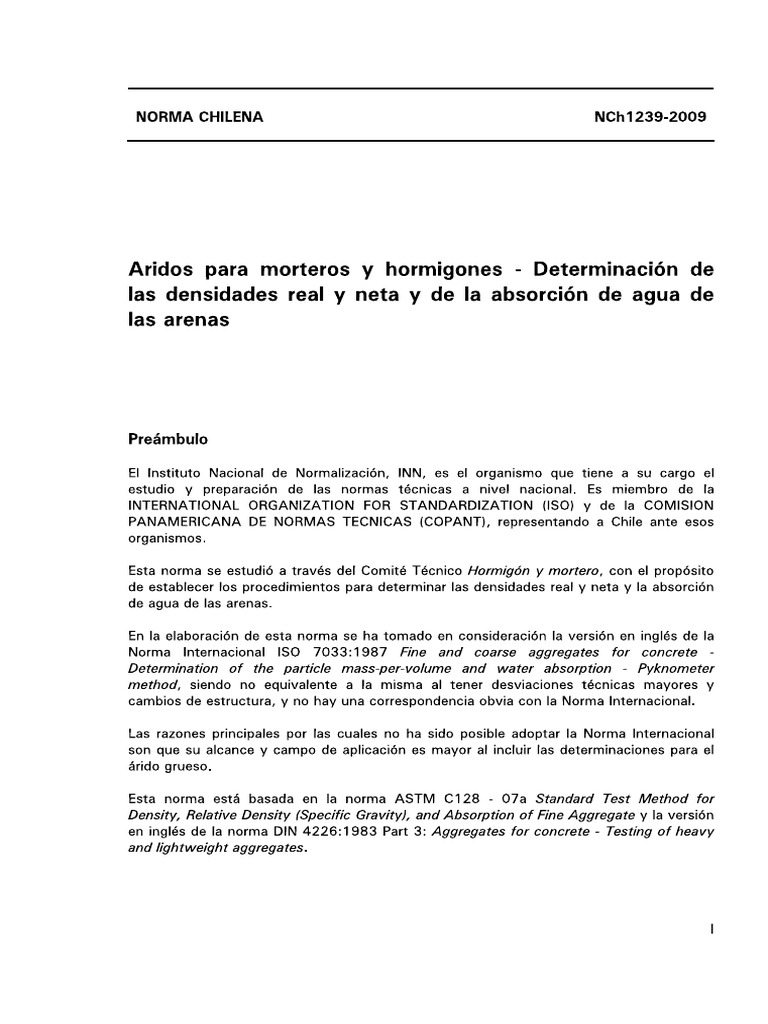 NCH 1239 Drna Arenas | PDF