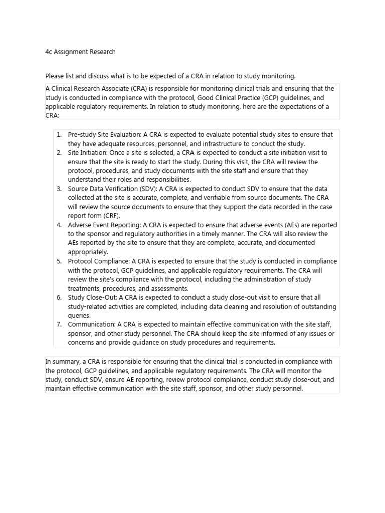 4c Assignment Research | PDF