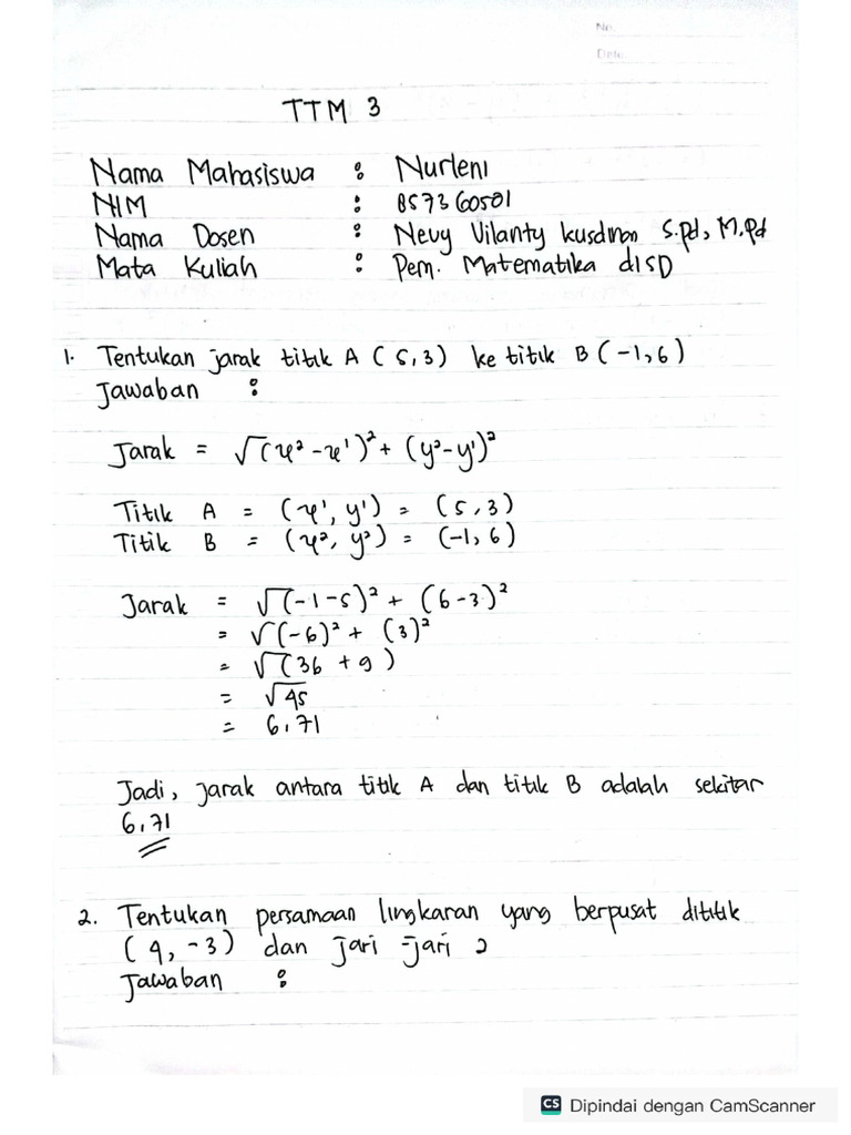 TTM3 MTK Nurleni | PDF