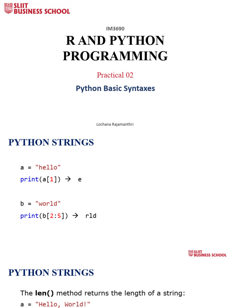 Practical 02 | PDF | String (Computer Science) | Control Flow
