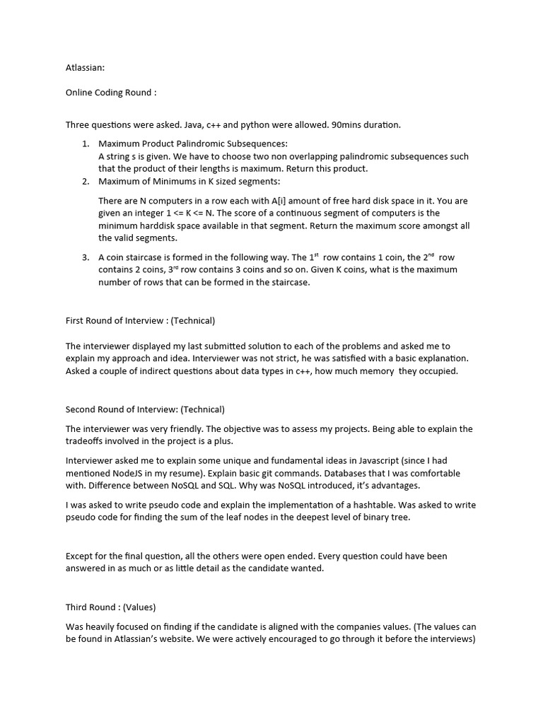 Atlassian Experience | PDF | Applied Mathematics | Software Development