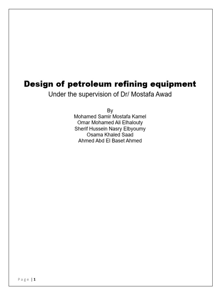 Design of Petroleum Refining Equipment-1 | PDF | Distillation | Corrosion