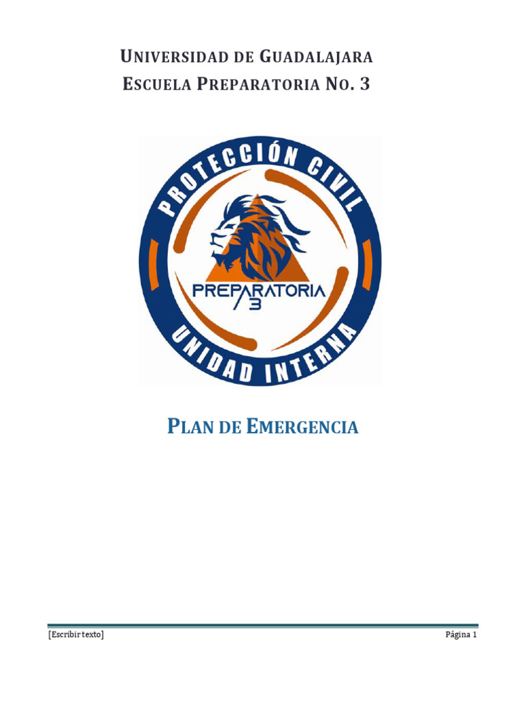 Unidad Interna de Proteccion Civil p3 | PDF | Defensa Civil | Emergencia Unidad Interna de Proteccion Civil p3 | PDF | Defensa Civil | Emergencia