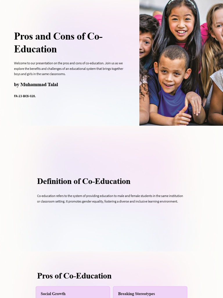 Gender Education Pros And Cons _ Gender Equality In Girls Education – DFXDX