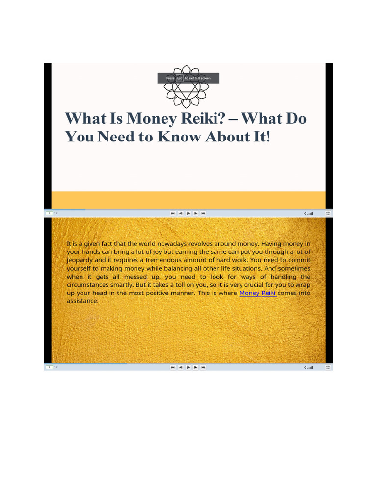 Money Reiki | PDF