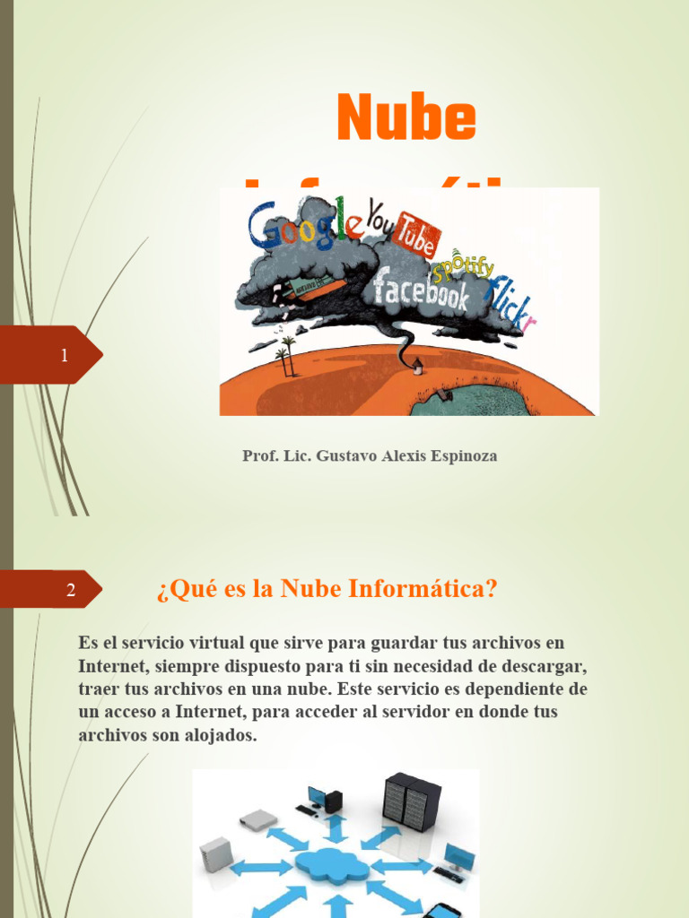 La Nube | PDF | Computación en la nube | Servidor (Computación)