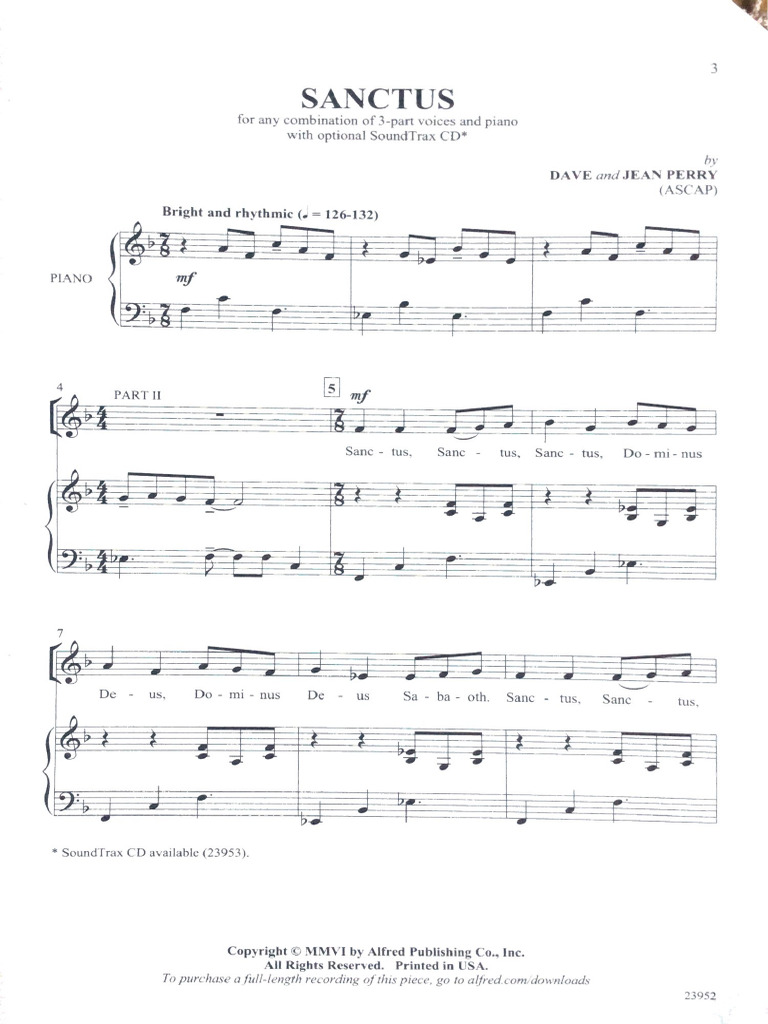 1 - Sanctus - Jean Perry PDF | PDF