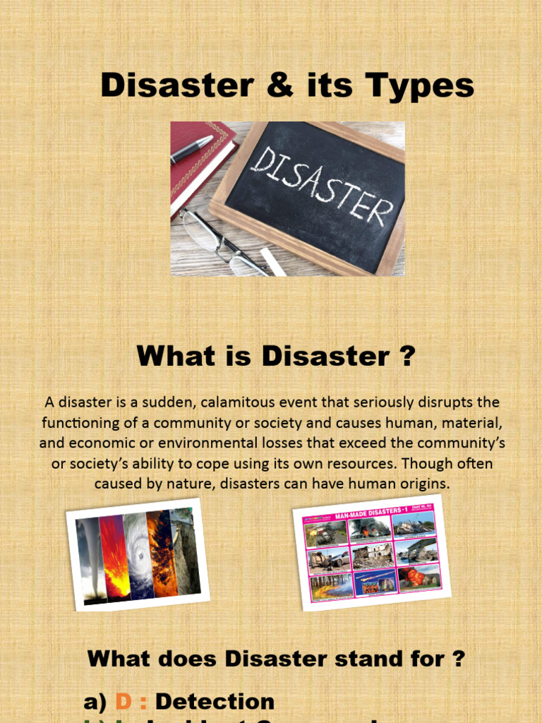 Disaster & Its Types | PDF | Natural Disasters | Tropical Cyclones