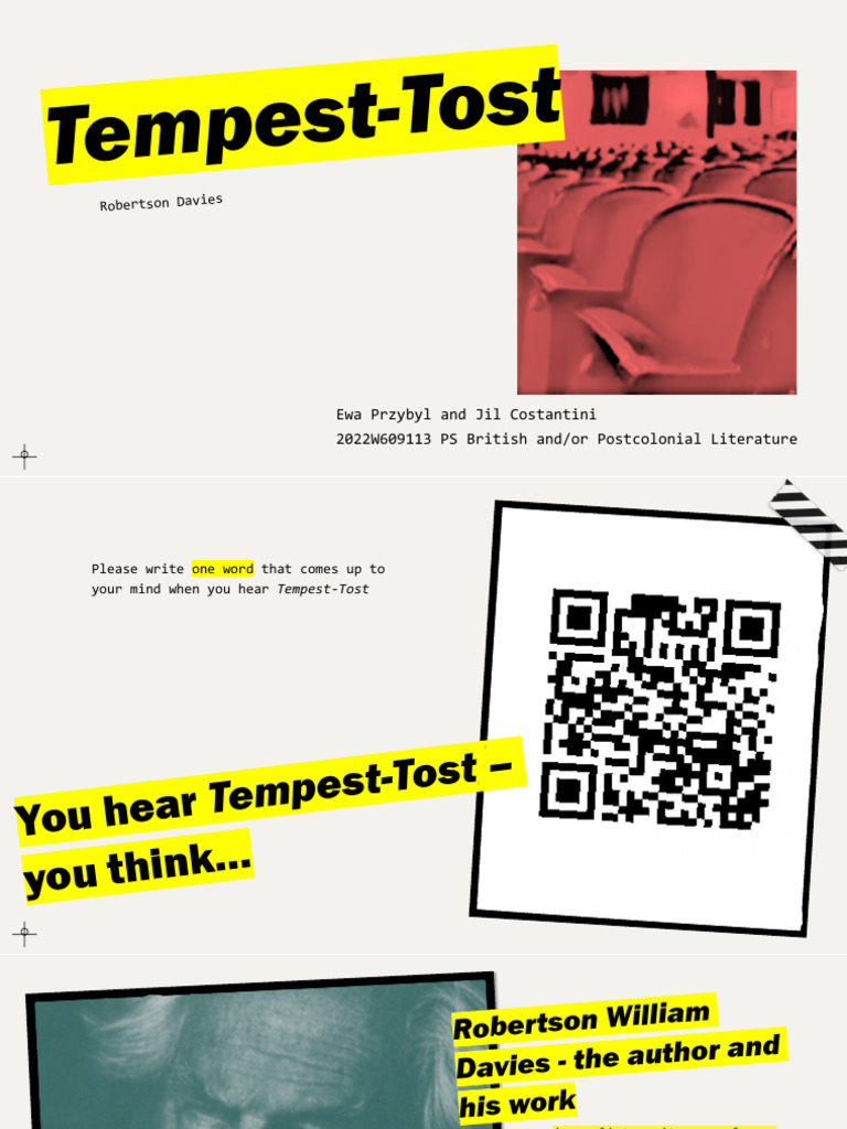 Tempest Tost | PDF | The Tempest