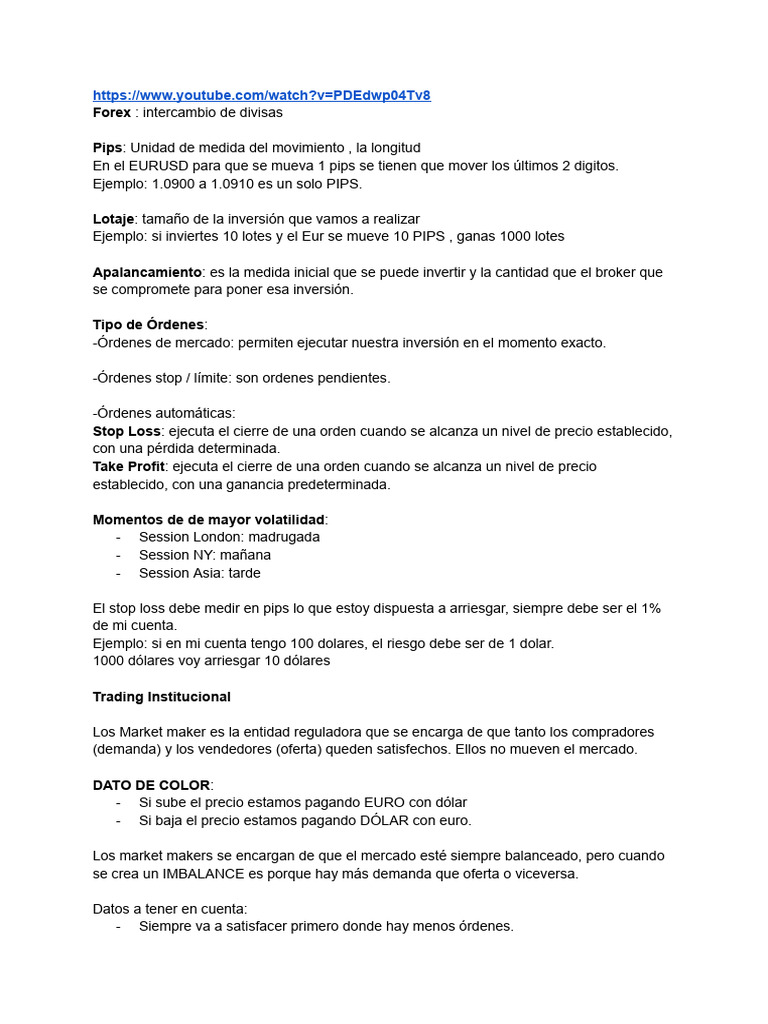 Introducción al Trading con Sensei | PDF