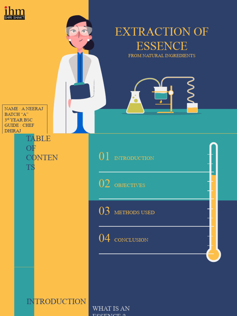 Extraction of Essence | PDF | Distillation | Applied And ...