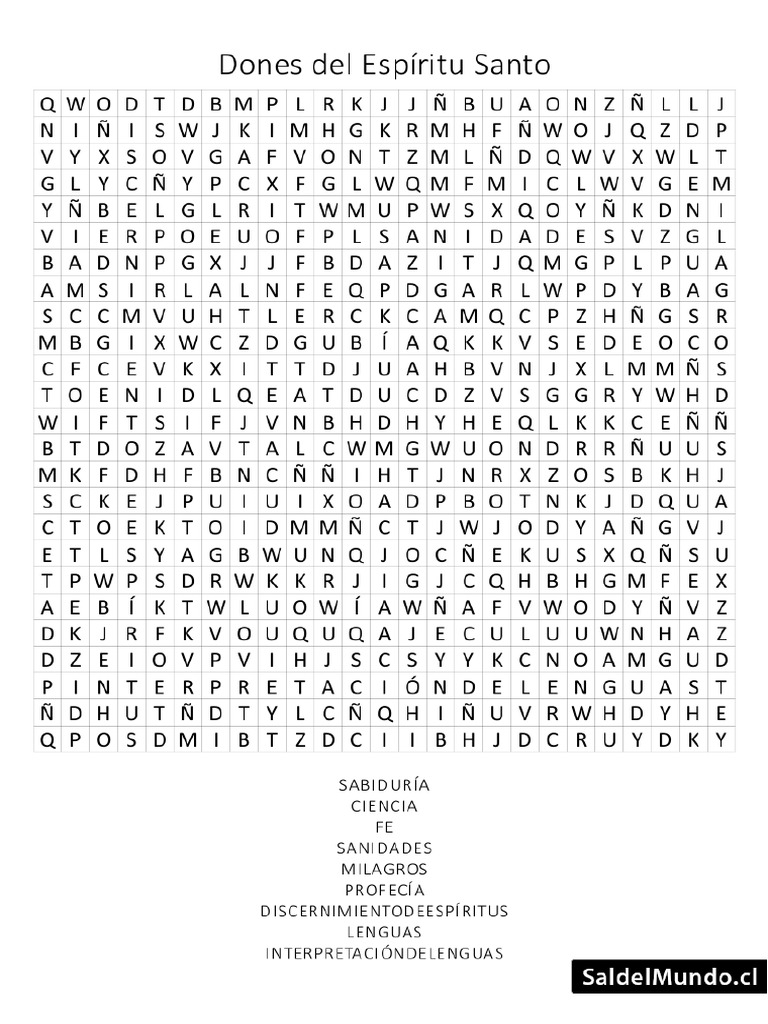 Sopa 3 Dones Del Espiritu | PDF