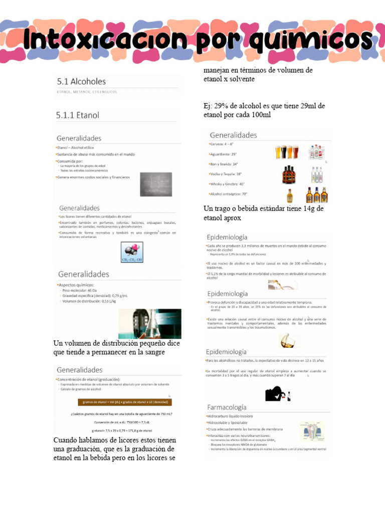 Intoxicación Por Químicos | PDF