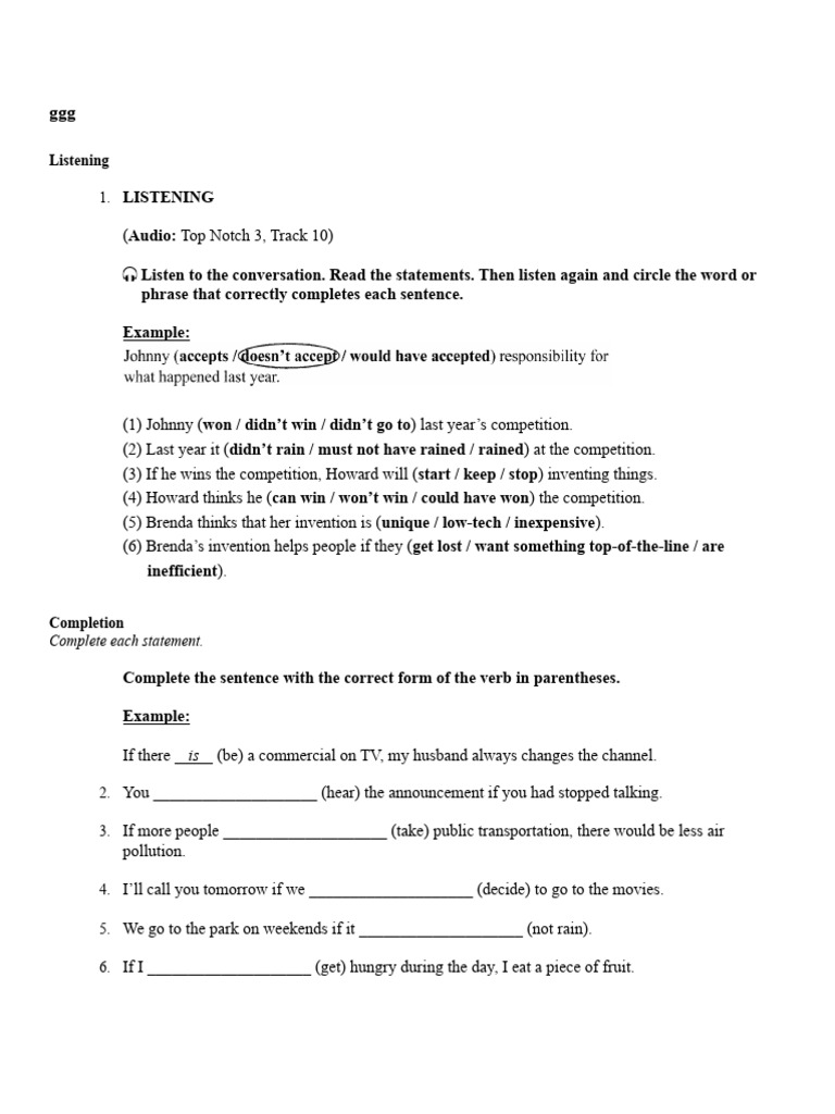 TC Unit 8 | PDF | Toothbrush